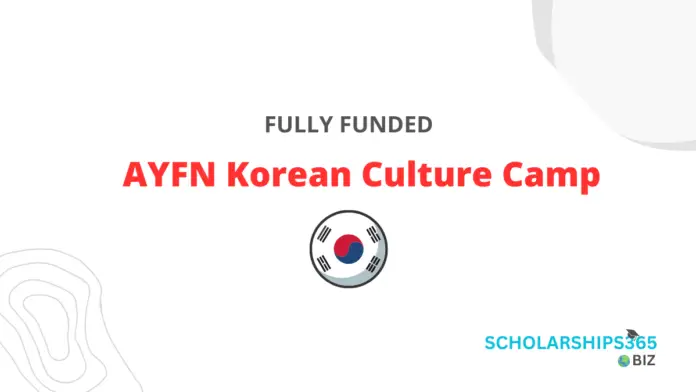 AYFN Korean Culture Camp 2023 (Fully Funded) - Study Abroad ...